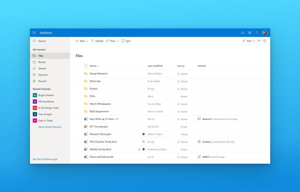 OneDrive is getting a Fluent Design overhaul and more on the web ...