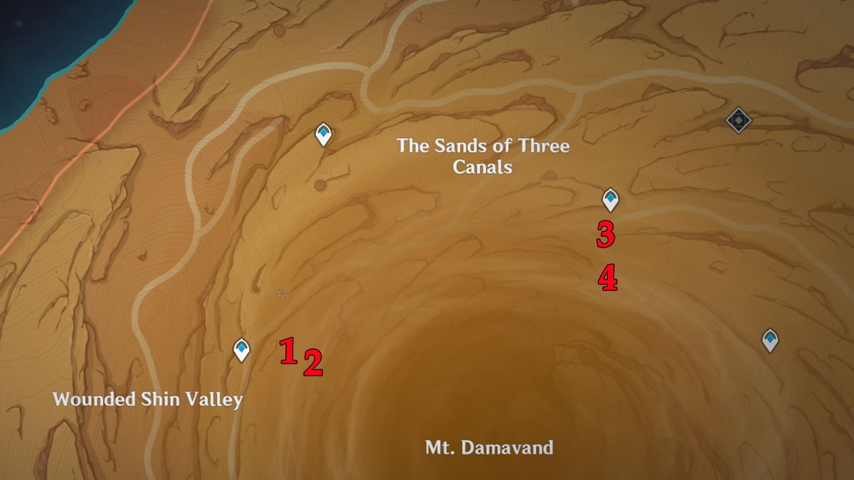 Genshin Impact Sand Grease Pupa locations and farming route | GamesRadar+
