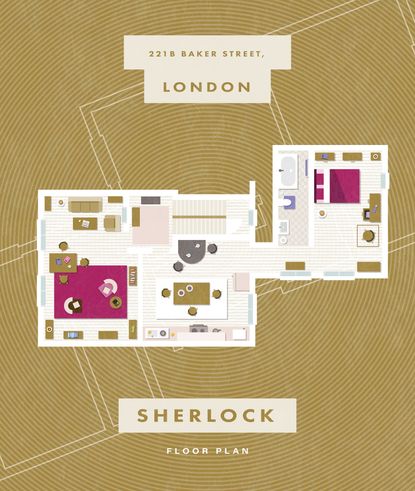See floor plans of famous fictional homes, from Friends to Sherlock ...