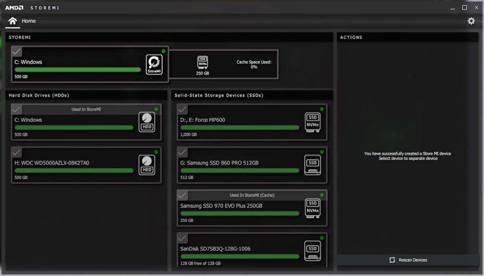 AMD Updates StoreMi: Adds Support for Threadripper Pro, SSD Partitions ...