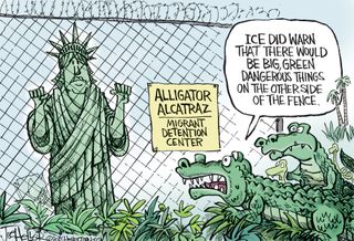 5 biting editorial cartoons about 'Alligator Alcatraz' | The Week