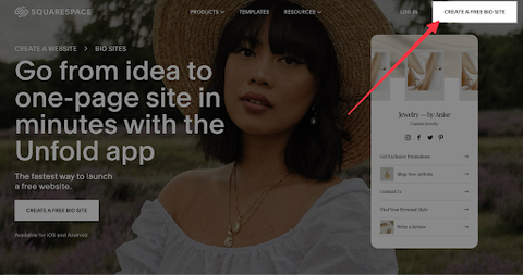 How to build a stunning link in bio site with Squarespace | TechRadar