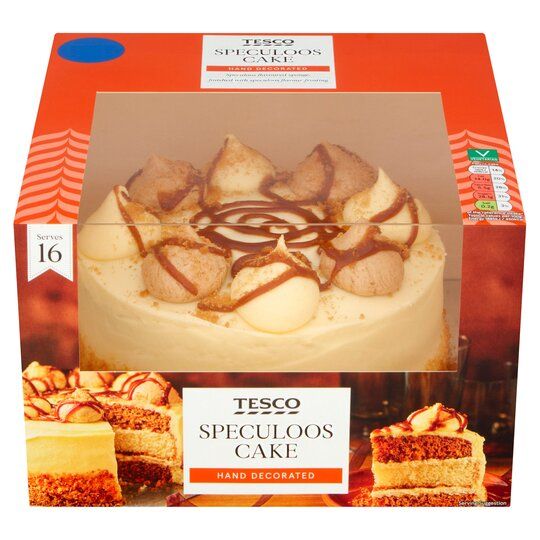 Tesco is selling a Lotus Biscoff inspired Speculoos cake and we're ...