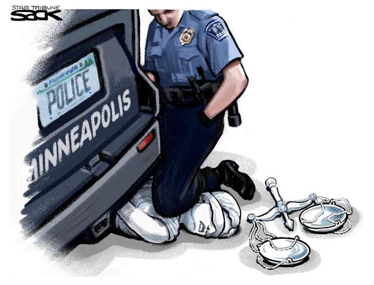 Editorial Cartoon U.S. Minneapolis police George Floyd | The Week