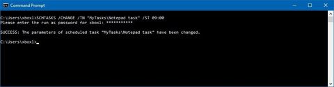 How to create scheduled tasks with Command Prompt on Windows 10 ...