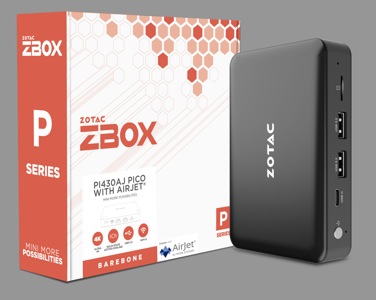 Fanless, AirJet Cooling Tech Debuts in Zotac ZBox Mini PC | Tom's Hardware