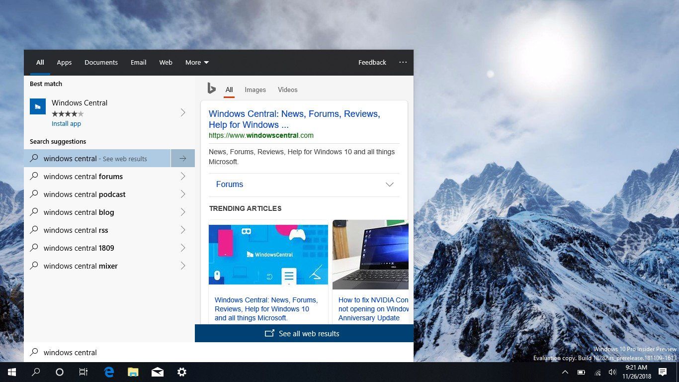 Why splitting up Cortana and search in Windows 10 makes sense | Windows ...