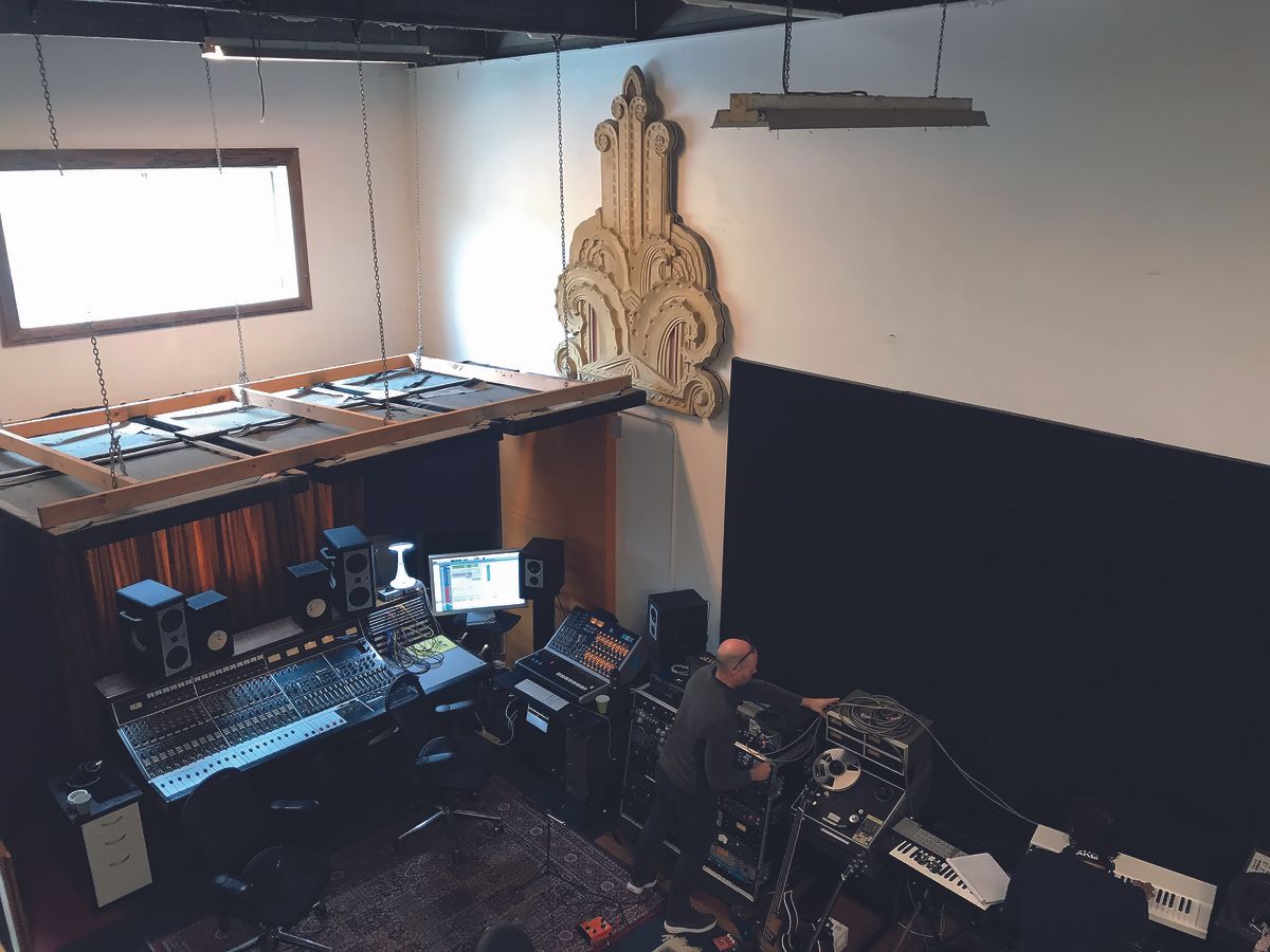 Liars: "I took a bag of percussion instruments and tipped them on the ...