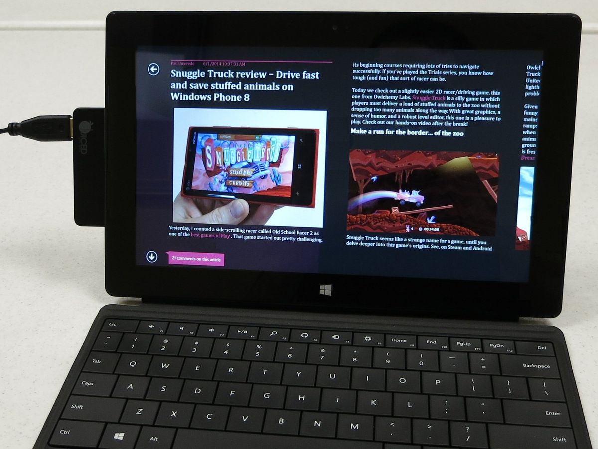 Juiced Systems USB 3 Surface 4-in-1 Adapter review | Windows Central