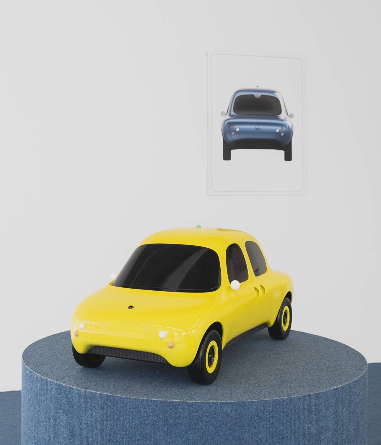 Piip is playful electric car designed by artist Harald Thys | Wallpaper