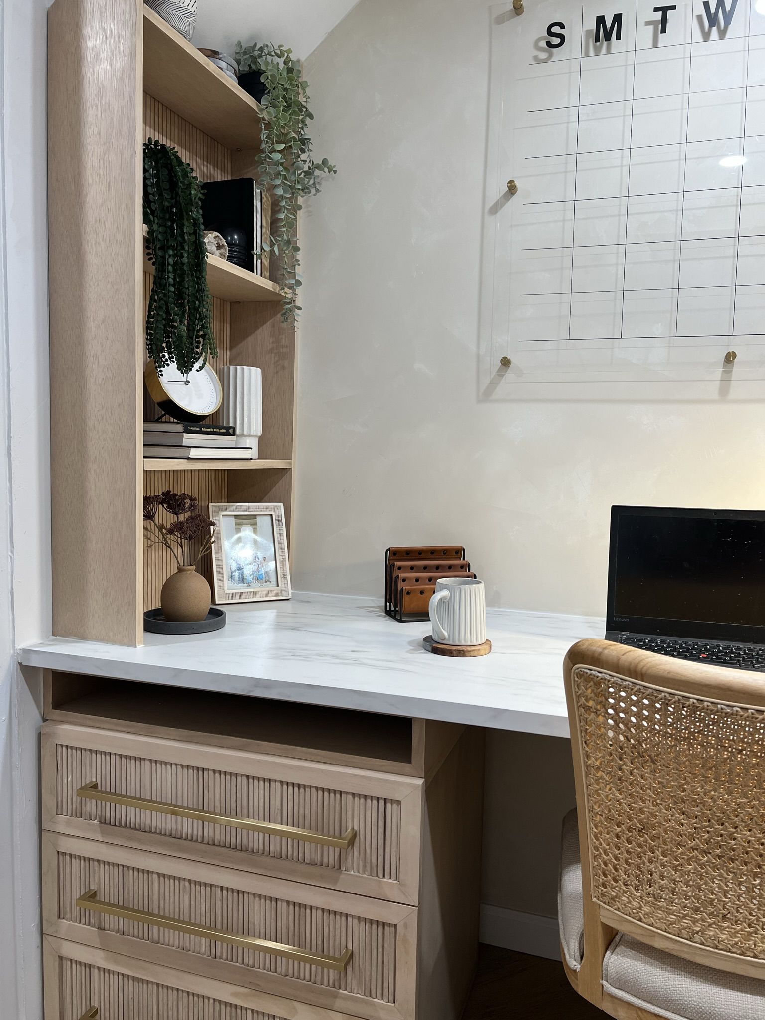 This IKEA hack uses 2 ALEX units & a counter as a desk | Livingetc