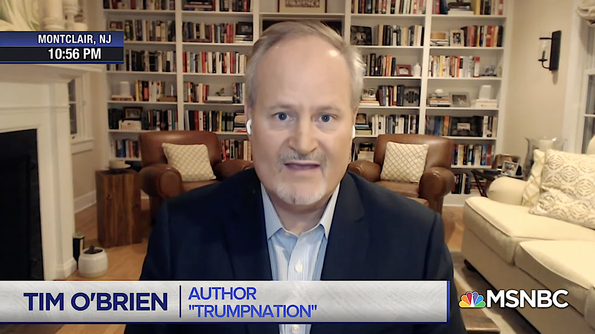 Journalist Tim O'Brien, who's seen Trump's taxes, thinks Trump's ...