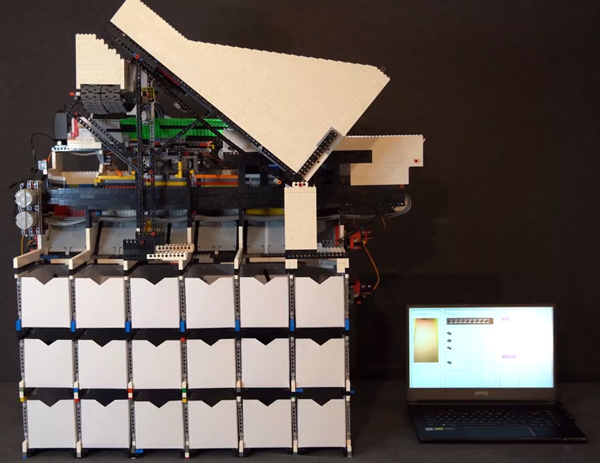 Raspberry Pi Universal Lego Sorter Recognizes Any Brick | Tom's Hardware