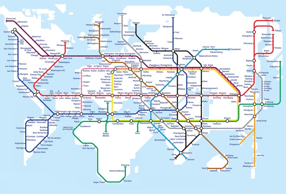 World train map annoys pretty much everyone | Creative Bloq