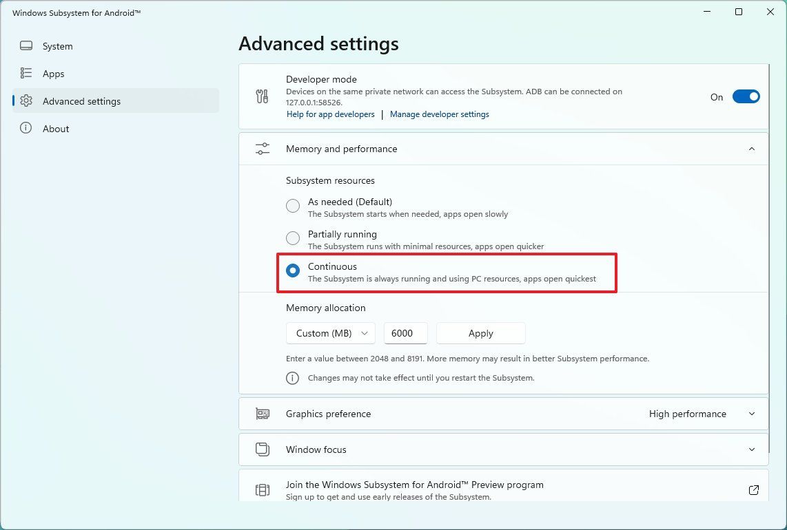 Essential settings to configure on Windows Subsystem for Android on ...