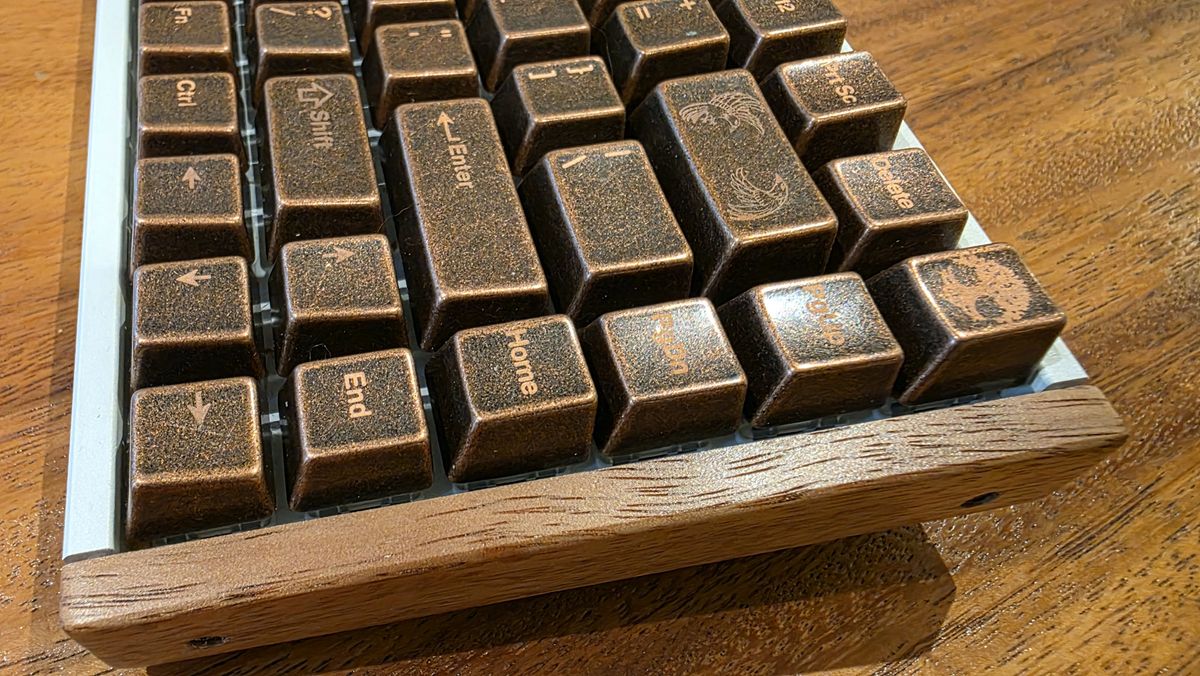 Awekeys Antiques Metal keycaps are Viking-themed luxury for your ...