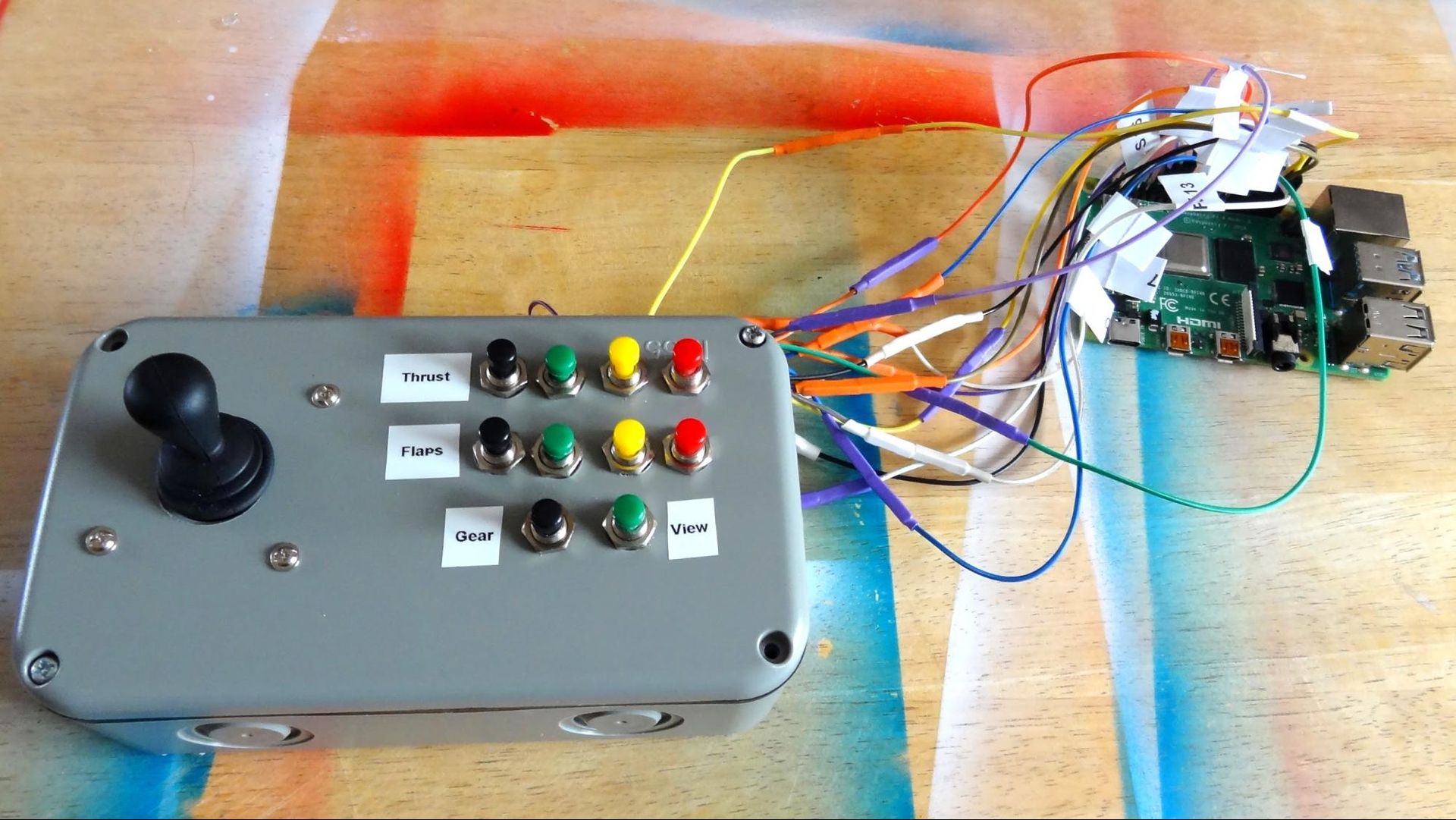 How to Build a Retro Flight Sim Controller With Raspberry Pi | Tom's ...