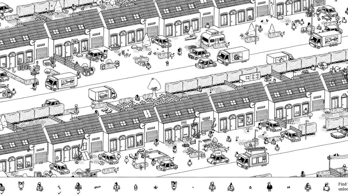 Where's Wally-style finding game Hidden Folks out next week | PC Gamer