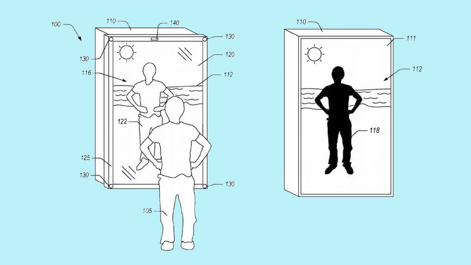 Amazon's smart mirror patent idea will dress you in virtual clothes ...