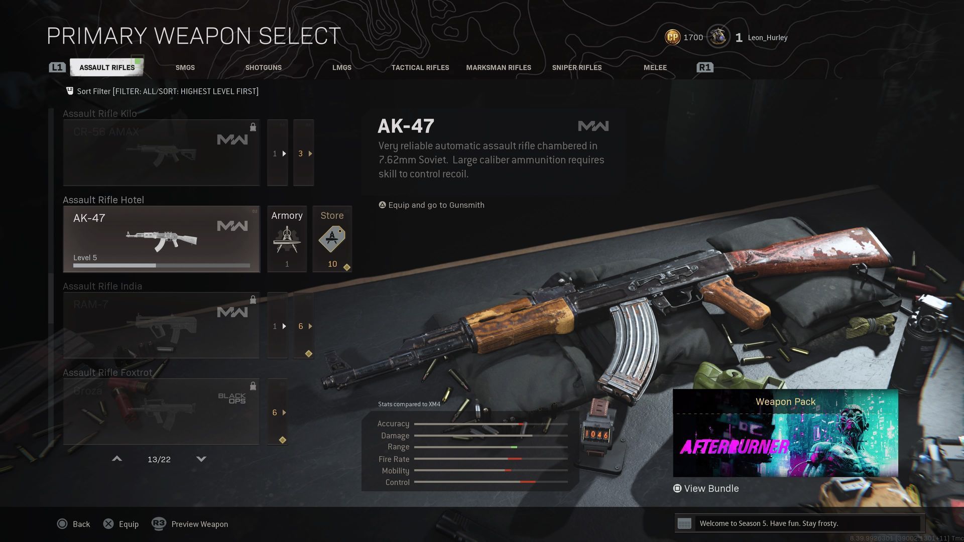 Warzone season 5 weapon changes - the nerfs and buffs in S5 | GamesRadar+