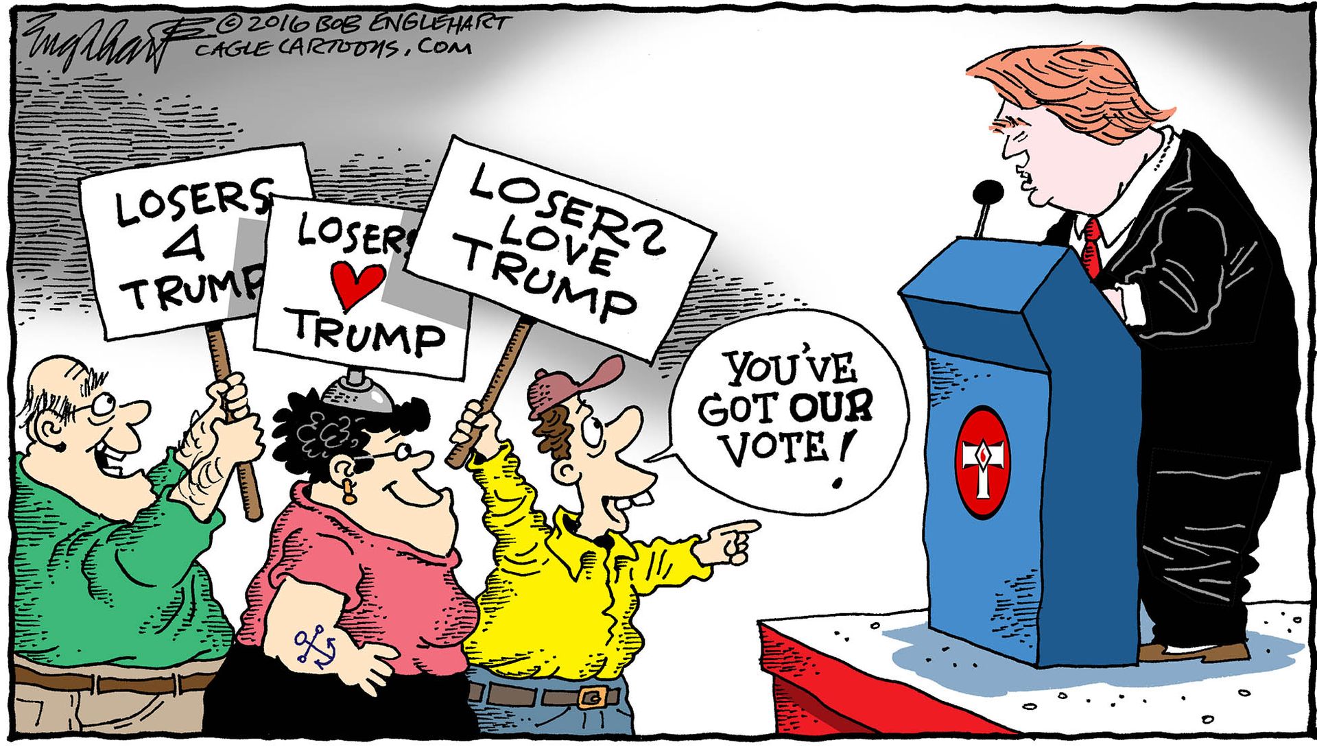 Political Cartoon U.S. Trump 2016 | The Week