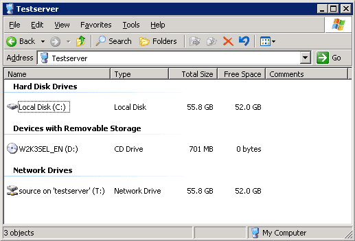 Accessing Server Resources - Your Own Server Part 2: Windows Server 2003 Installation | Tom's ...