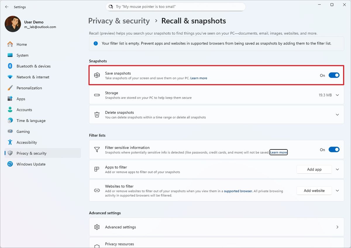 How to get started with Windows Recall on Windows 11 and give your ...