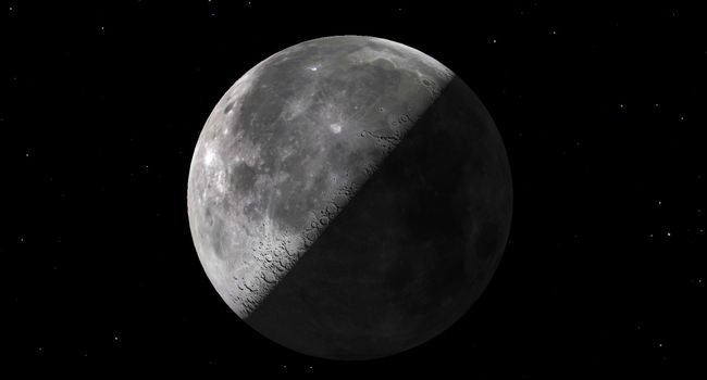 See the half-lit third quarter moon shine tonight (Oct. 17) | Space