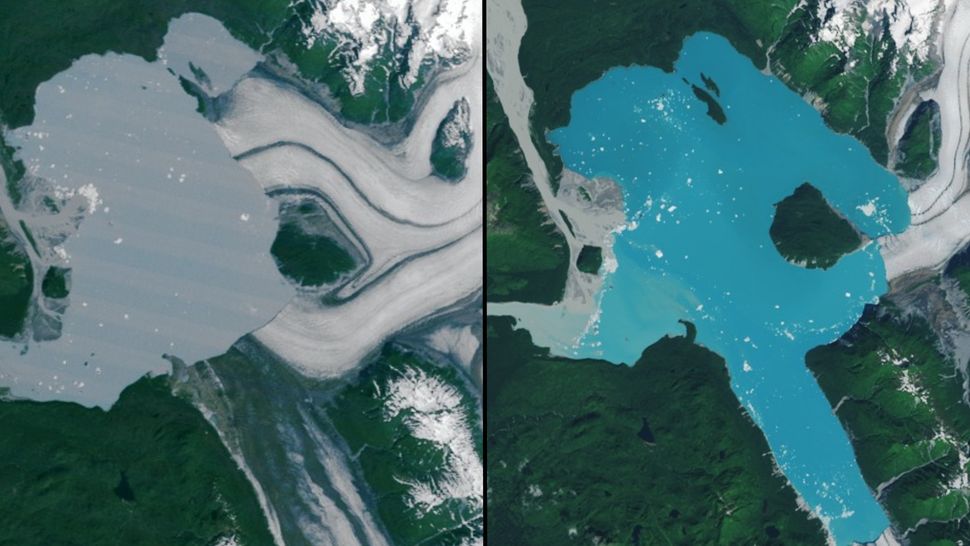 NASA satellites spot brand-new island in Alaska formed by melting ...