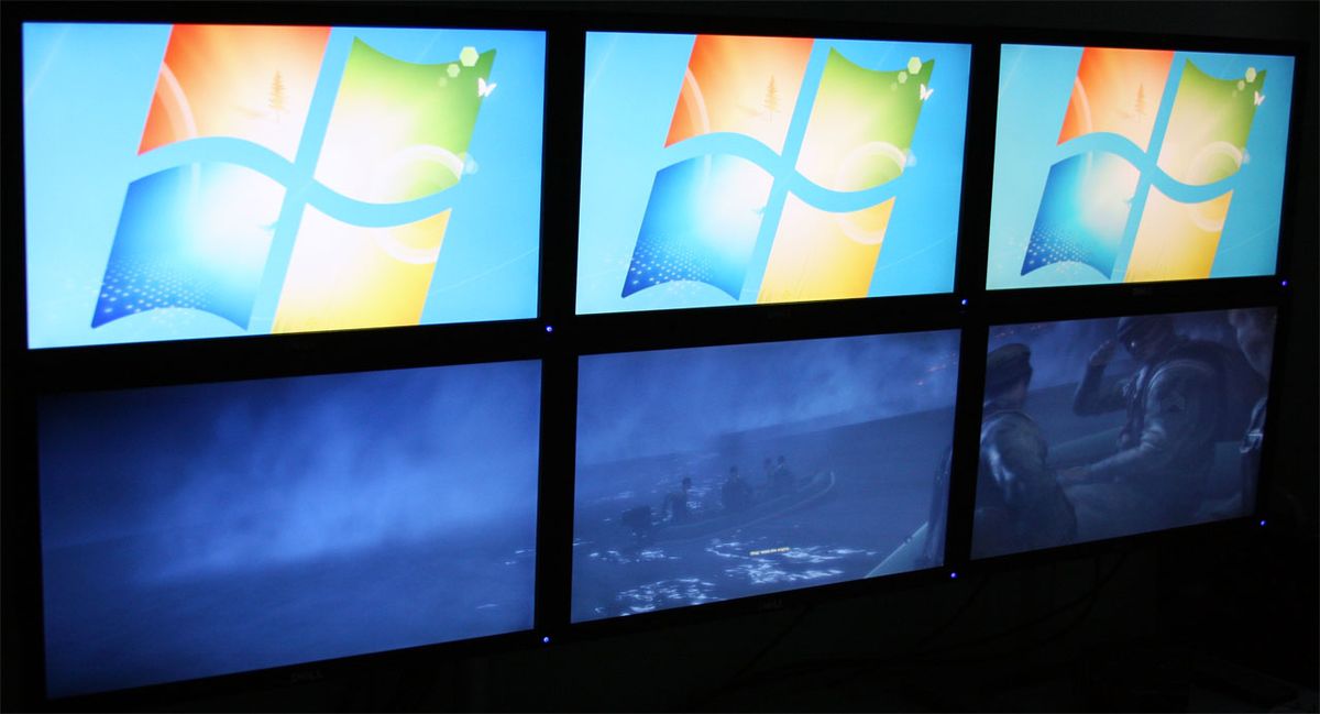 Three Monitors (5760x1080): One/Two Cards - AMD Radeon HD 5870 ...