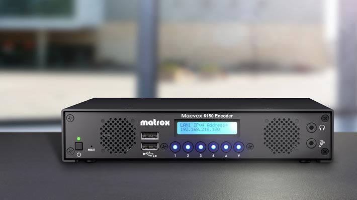 Matrox Ships Maevex 6150 Quad 4K Enterprise Encoder | AVNetwork