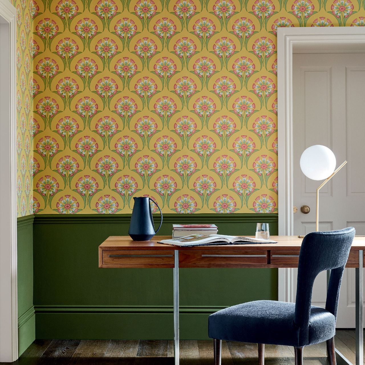 16 home office wallpaper ideas: to add colour and pattern | Ideal Home