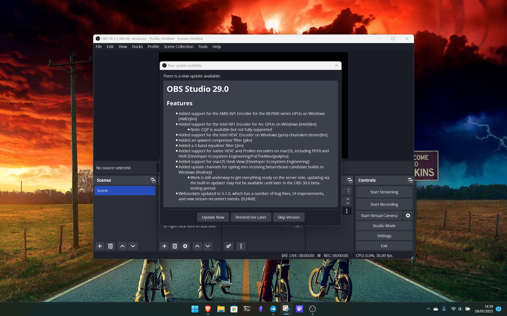 OBS Studio 29 launches with AV1 encoding for AMD and Intel Arc ...
