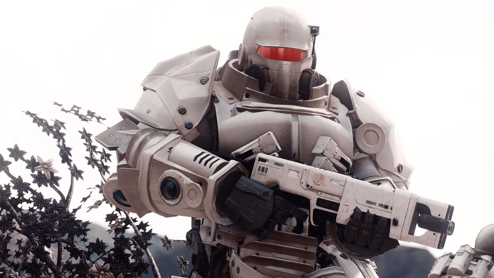 This Fallout 4 synth power armor mod looks so sick it makes me want to ...
