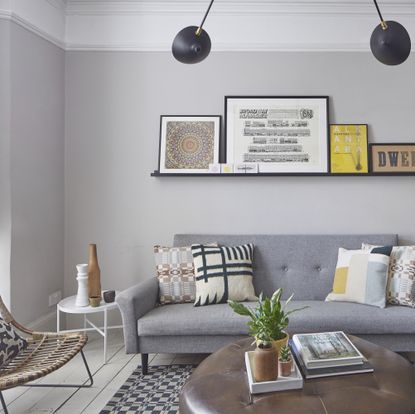 Small grey living room ideas - how to use grey in a petite space ...