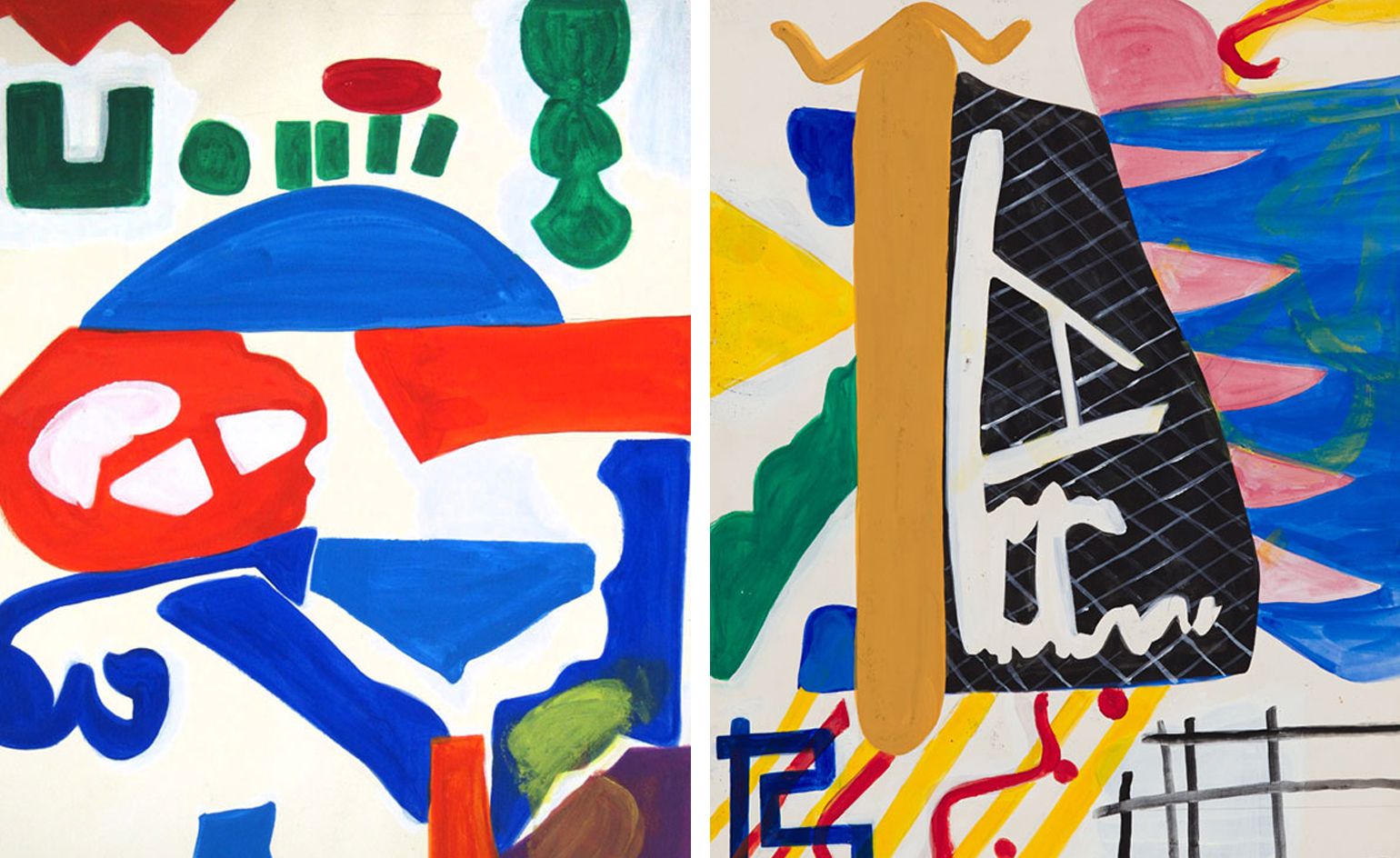 Shirley Jaffe's mixed media at Tibor de Nagy in New York | Wallpaper