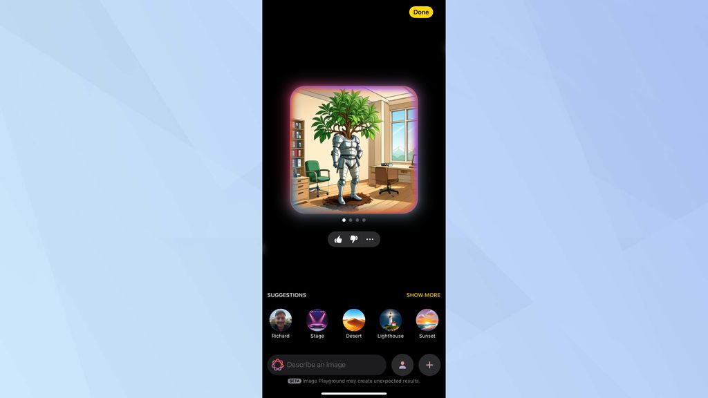 How to use Image Playground in iOS 18.2 | Tom's Guide