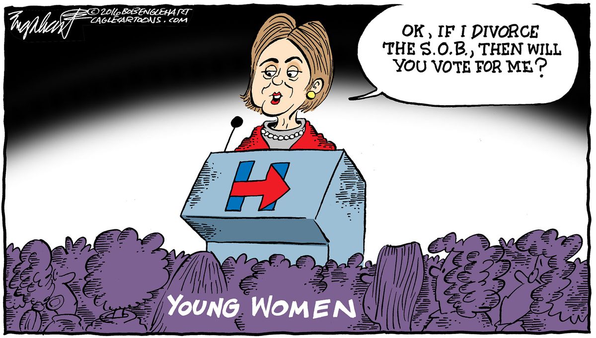 Political Cartoon U.S. Hillary 2016 | The Week