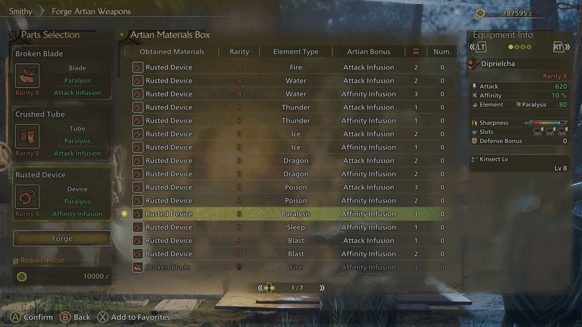 Monster Hunter Wilds Artian weapon crafting explained | PC Gamer
