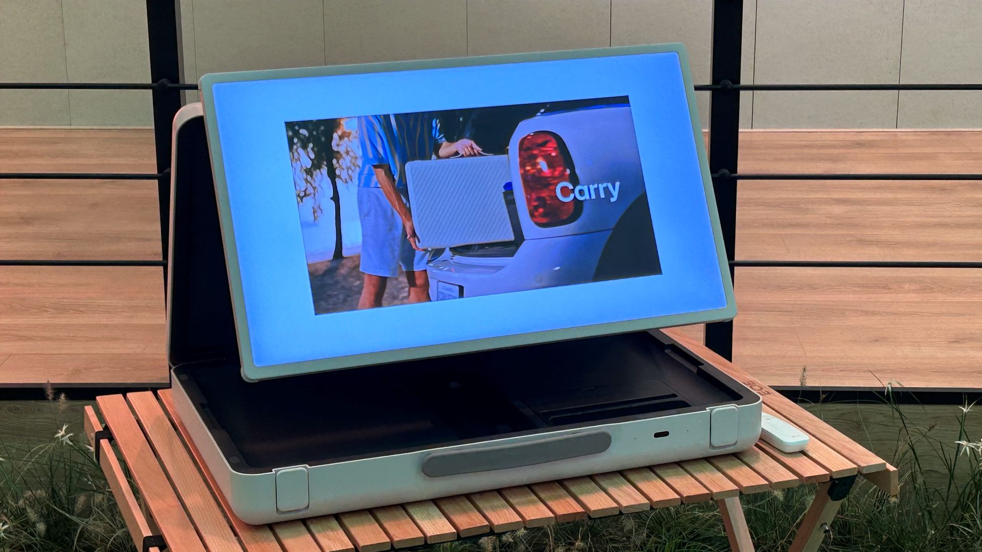 I don't care, I love LG's suitcase TV | What Hi-Fi?