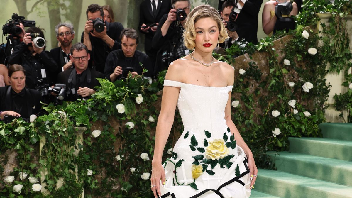 Gigi Hadid's Thom Browne 2024 Met Gala Gown Is Her Most Dramatic Yet ...