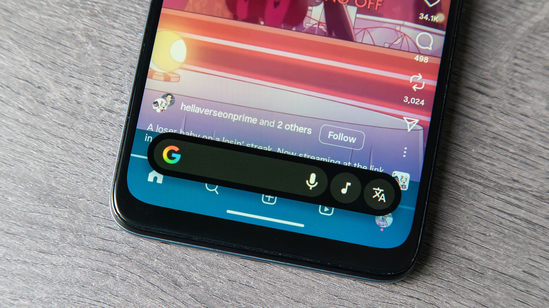 Google's testing the bottom search bar in Circle to Search for ...