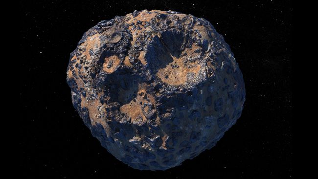$100,000 quadrillion asteroid Psyche may have volcanoes of molten metal ...