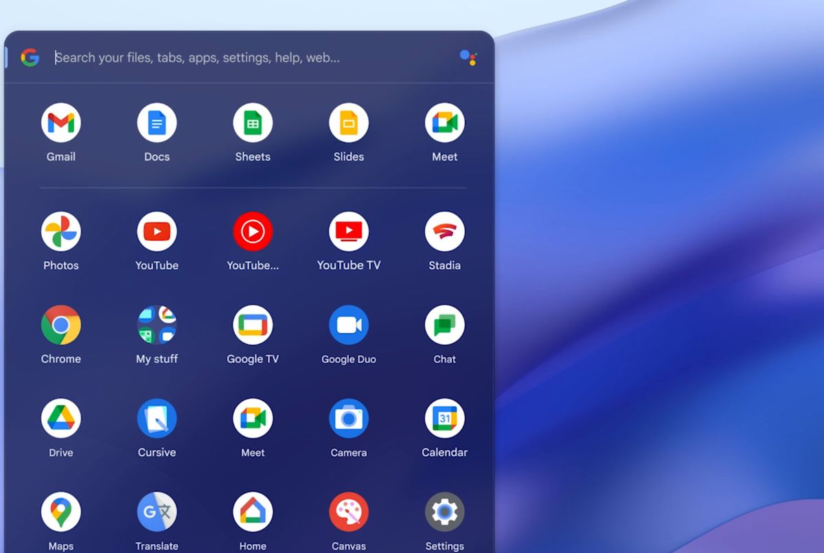 Chrome OS 100 upgrades the launcher with a new look, better search ...