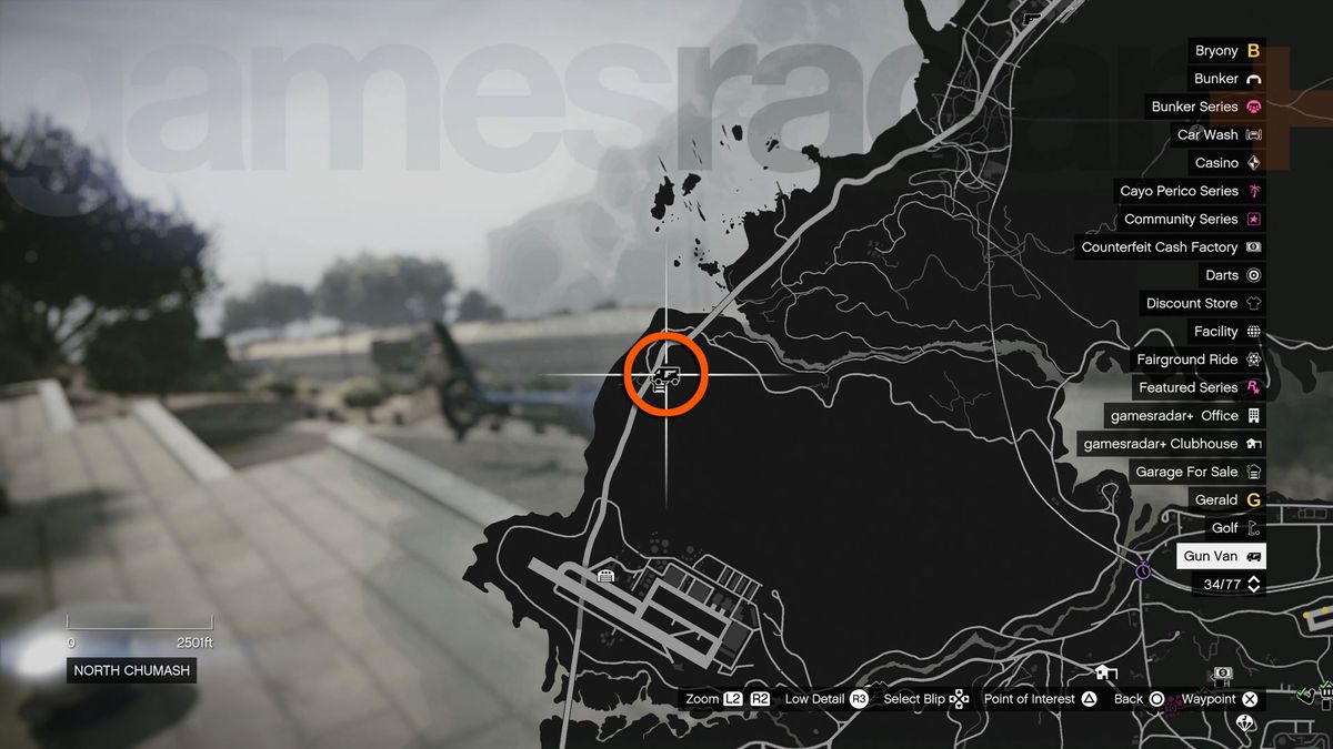 Where is the GTA Online Gun Van location | GamesRadar+