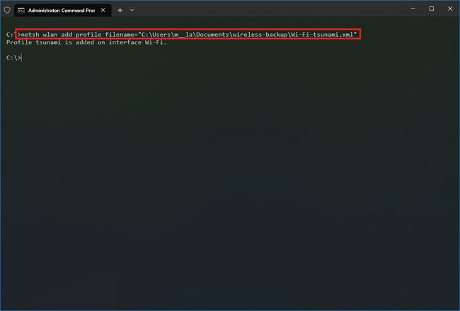 How to manage wireless networks with Command Prompt on Windows 10 ...