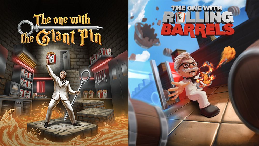 KFC takes a bite out of annoying fake game ads and turns them into real ...