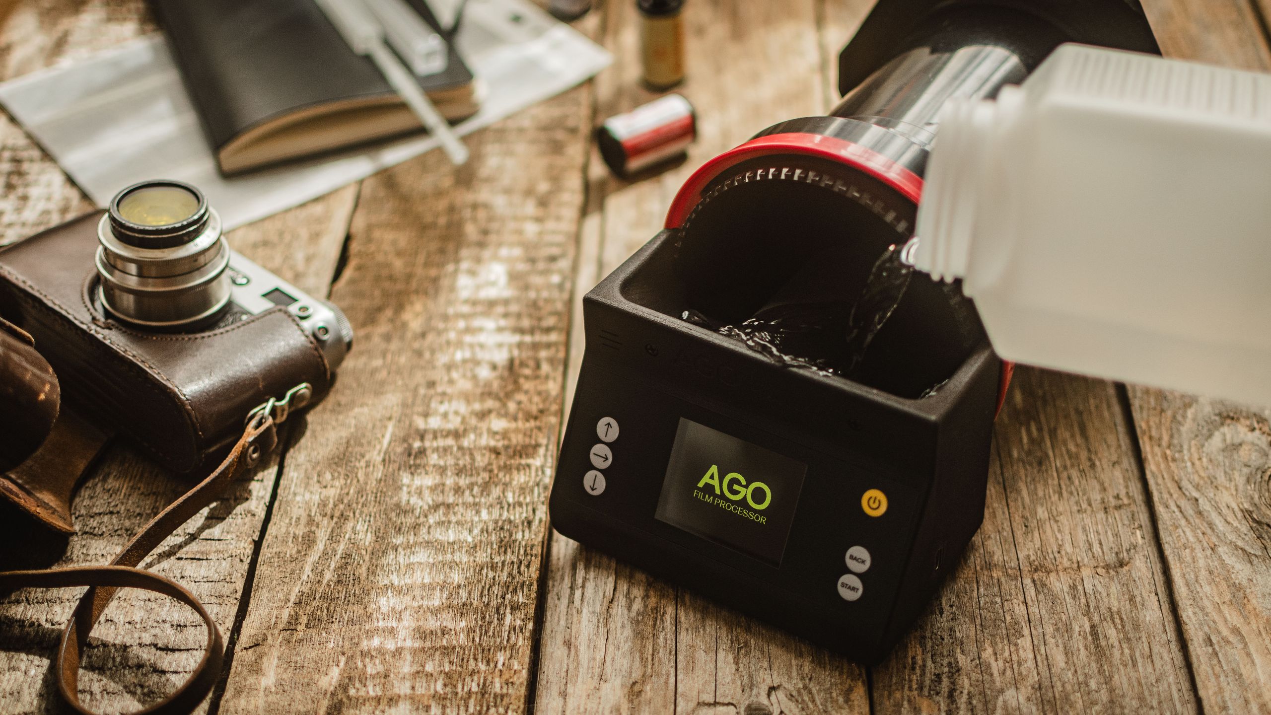 Make film development at home easy with the AGO semi-automatic film ...