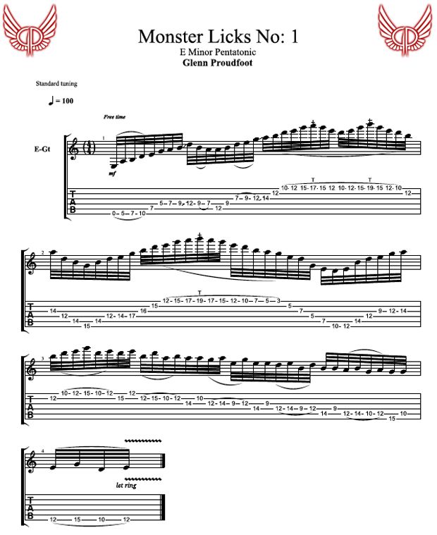 Monster Licks: Embrace Your Inner-Monster with the Pentatonic Scale ...