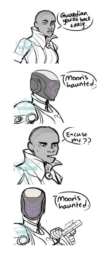 'Moon's haunted' meme makes its way into Destiny 2: Shadowkeep ...
